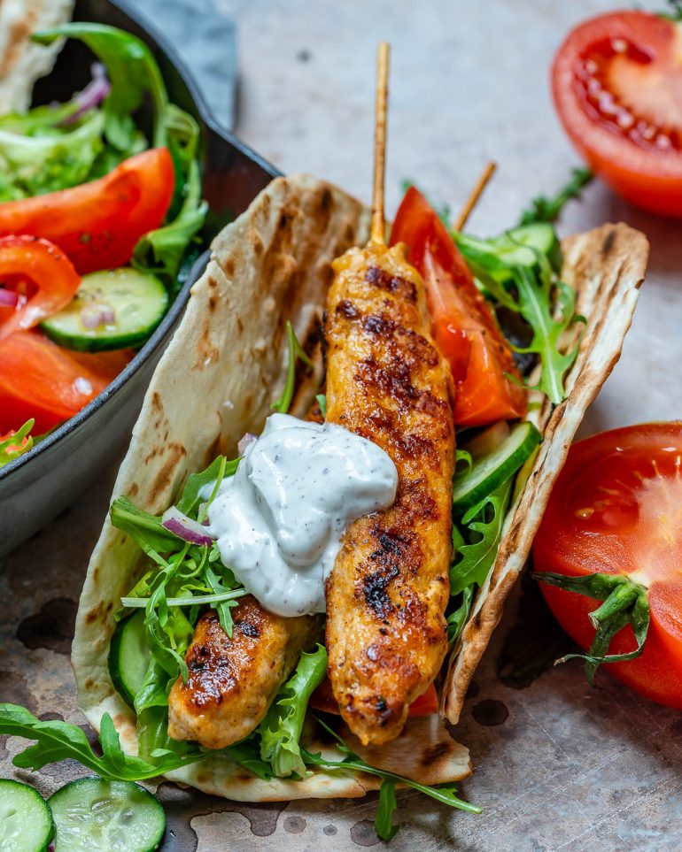 Kebab De Curcan Cu Sos De Iaurt Si Sumac - Blondelish.com