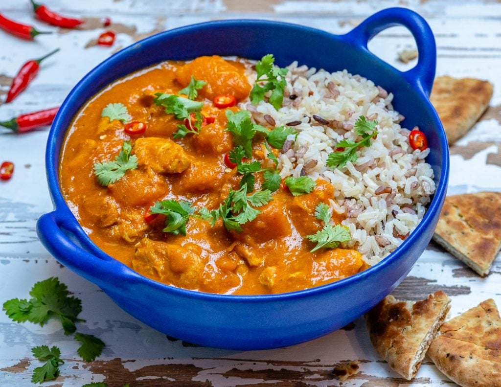 Gresskar Kylling Curry Med Kokosmelk-Oppskrift Video | Blondelish.com ...