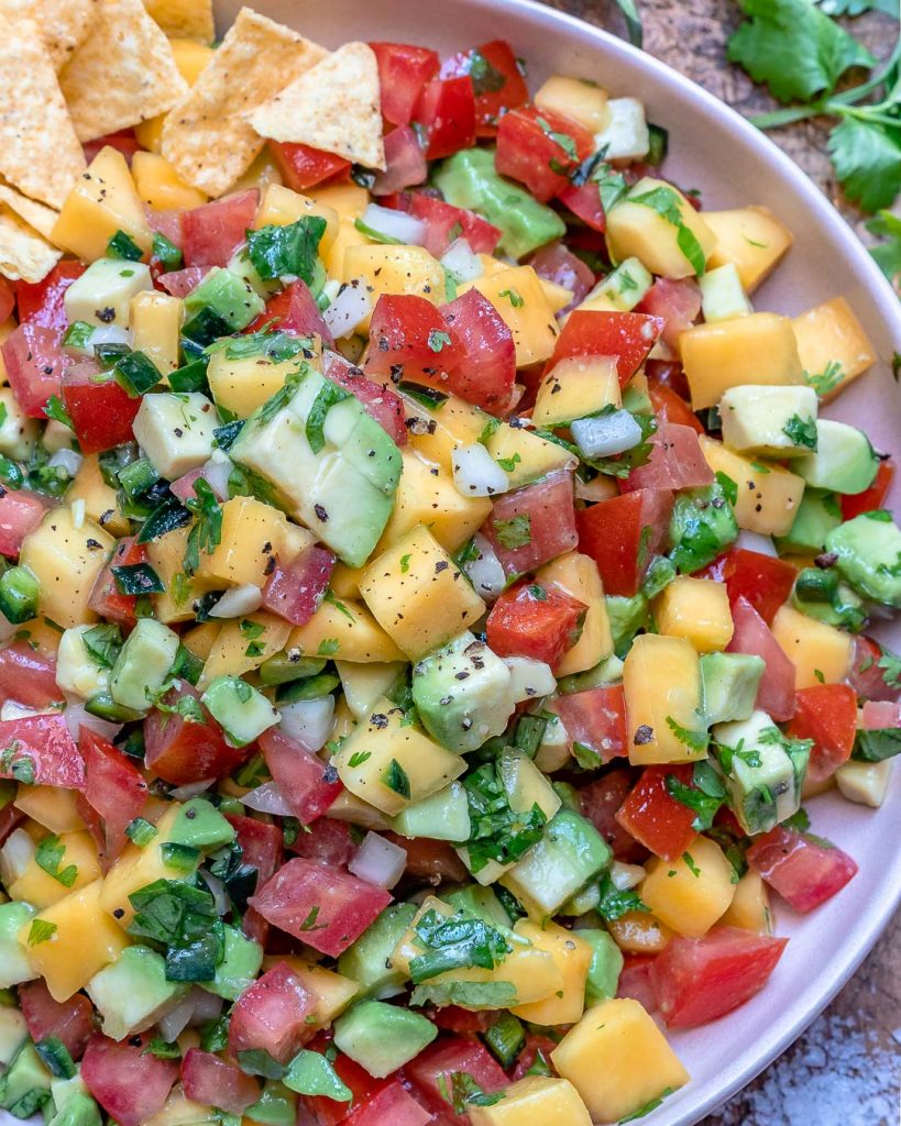 Mango And Avocado Salsa Recipe (Paleo & Whole30) - Blondelish.com