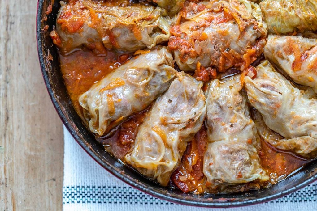 Keto Stuffed Cabbage Rolls (Gluten-Free & Low Carb Recipe) - Blondelish.com