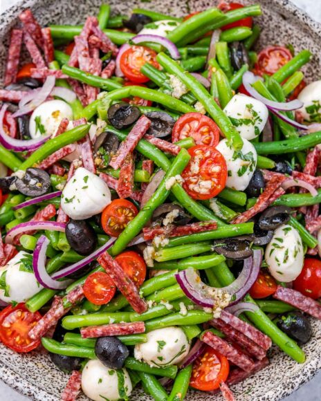 Cold Green Bean Salad Recipe - Blondelish.com